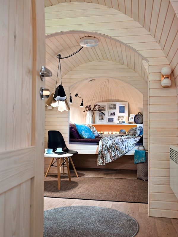 Igluhut Tiny House Mobilheim Iglusauna | Probemi GmbH